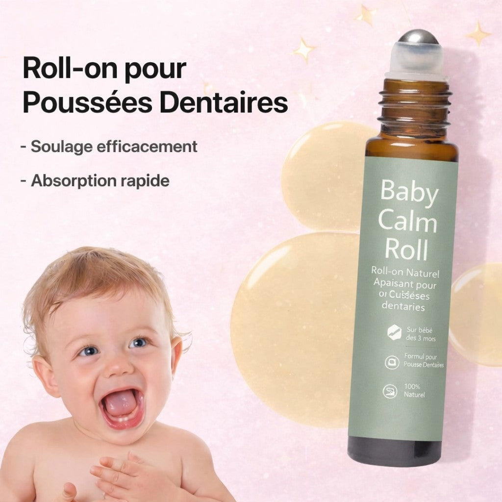 Baby Calm Roll 👶🌿 | Roll-on naturel poussées dentaires bébé dès 3 mois ...