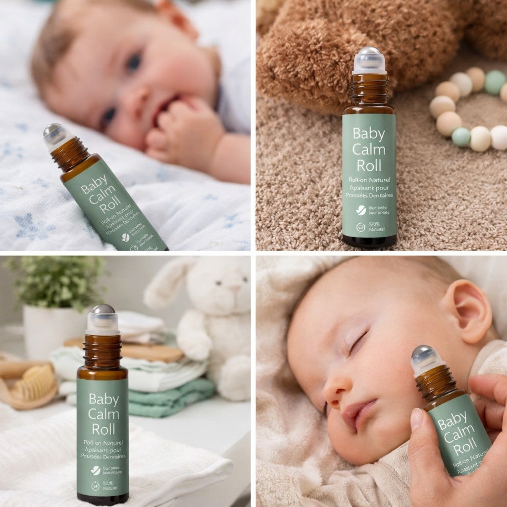 Baby Calm Roll 👶🌿 | Roll-on naturel poussées dentaires bébé dès 3 mois ...